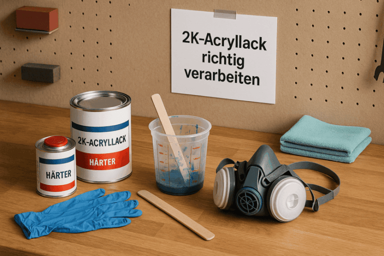 2K Acryllack von A bis Z: Eigenschaften, Anwendung & Tipps